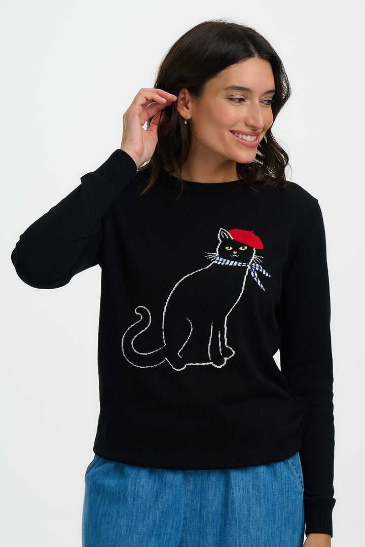 Rita Jumper - Black, French Kitty – Sugarhill Brighton